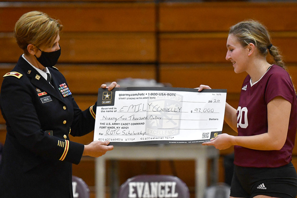 Evangel volleyball player receives $92,000 Army ROTC scholarship ...