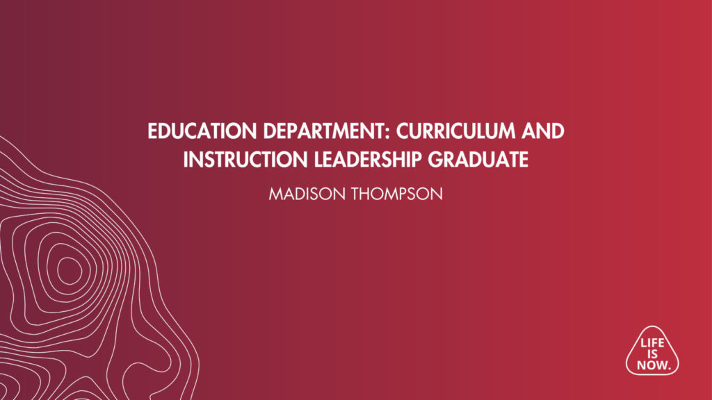 Master of Education in Curriculum & Instruction Leadership (Online ...