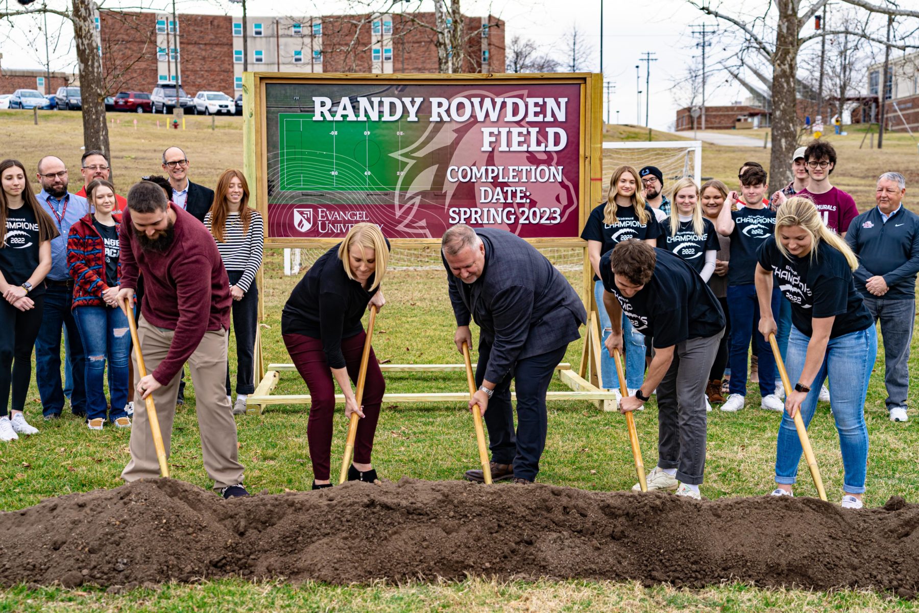 Evangel University celebrates Randy Rowden Intramural Field with ...